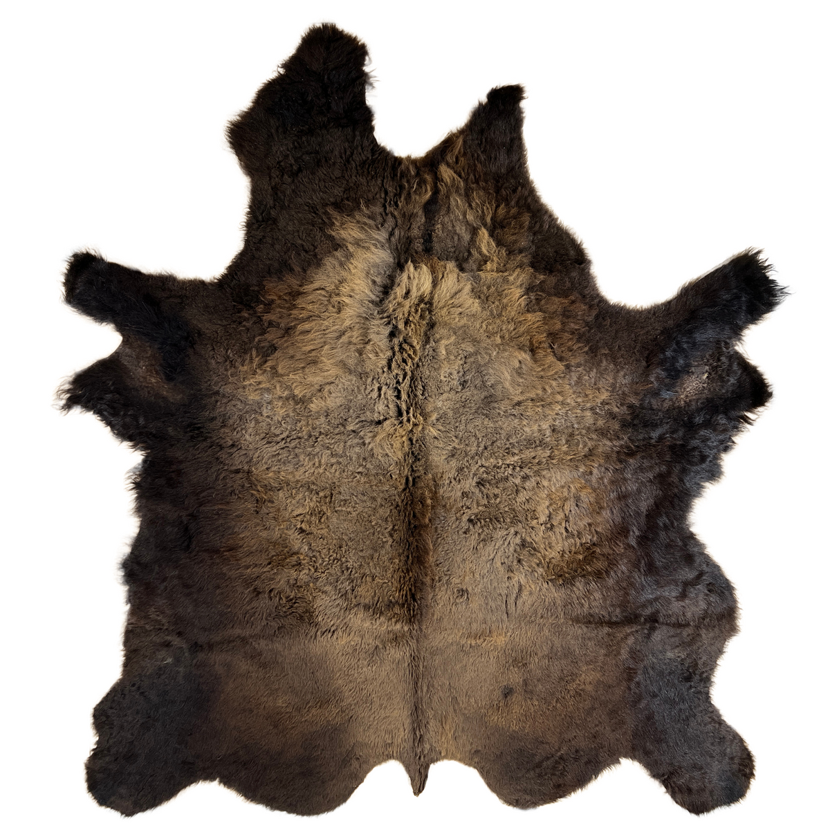 Buffalo / Bison Rug Hide - Deluxe - LARGE - 003 — Buffalo Depot